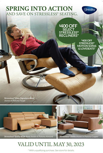 STRESSLESS ROOM UPGRADE EVENT - Contemporary Galleries